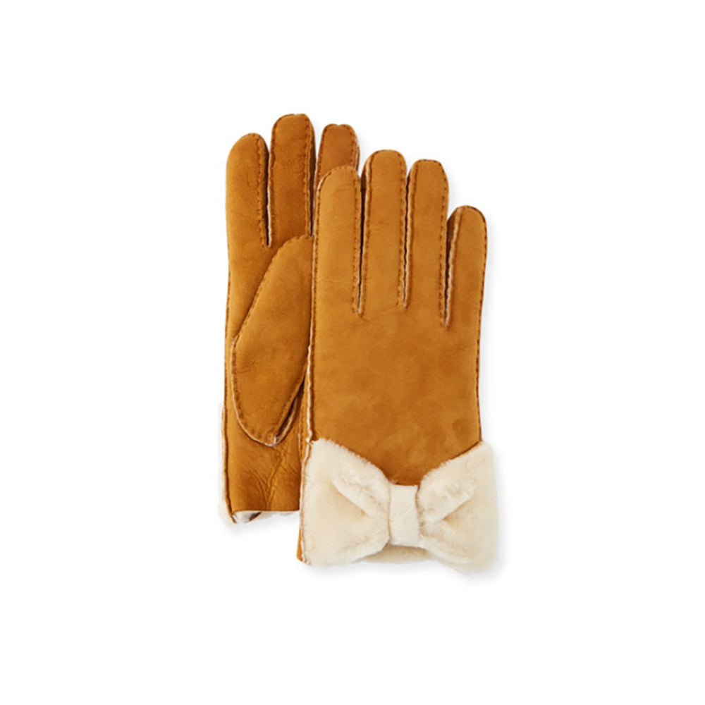 Femme Bow Shearling Glove – Justin Gregory